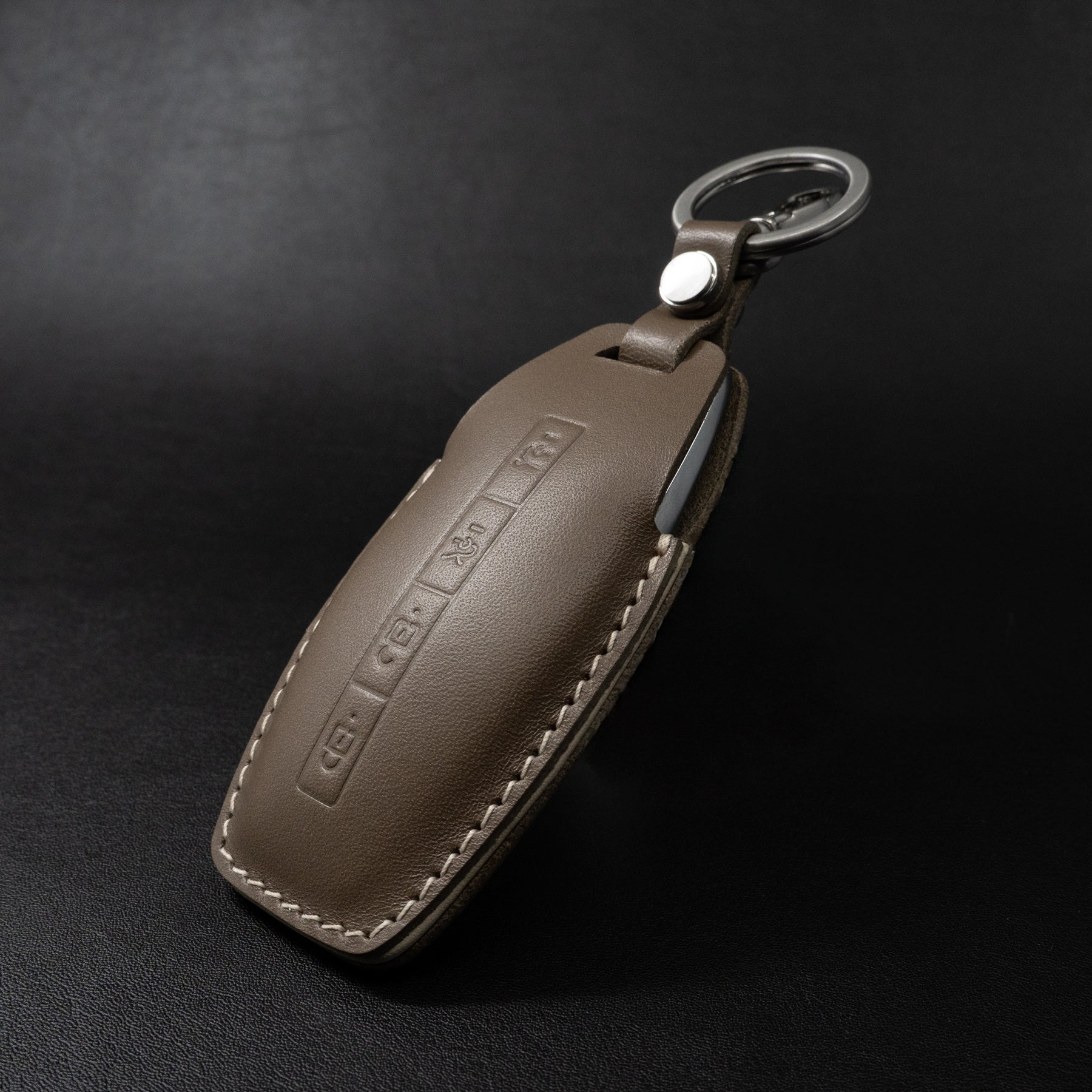 Lucid Gravity Leather Key Fob Cover | Handcrafted in USA – Leather Brut
