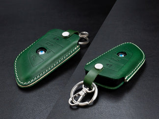 Leather Key Fob Case Fits BMW 425i/430i/225i/M240i/i3/i4 - Leather Brut