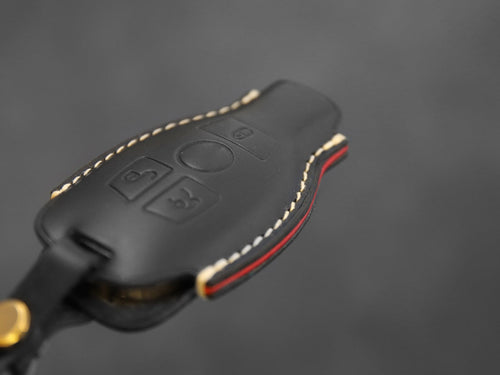 Mercedes Benz Key Fob Leather Cover Case | Mercedes Benz Key Cover ...