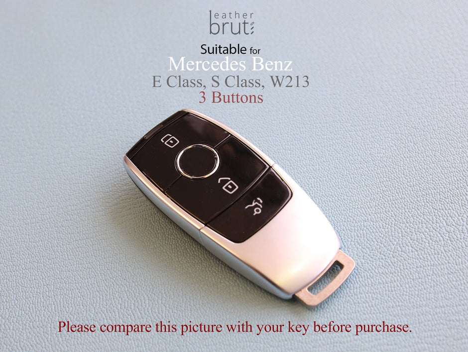 Mercedes Benz Key Fob Leather Cover Case | Mercedes Benz Key Cover ...